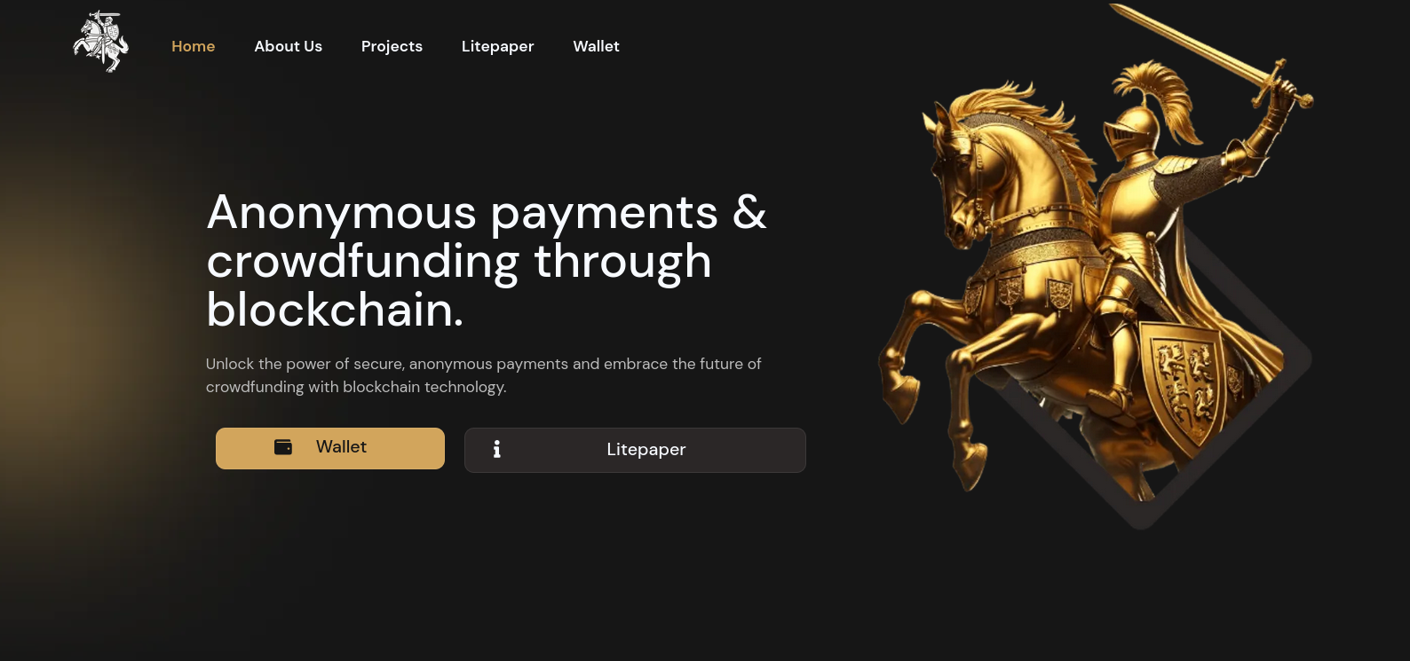 Crypto LITAS - Anonymous payments & crowdfunding